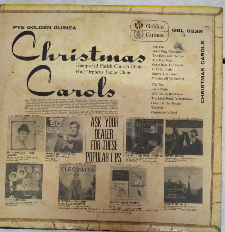Christmas Carols LP Vinyl Record - MOSSYMART