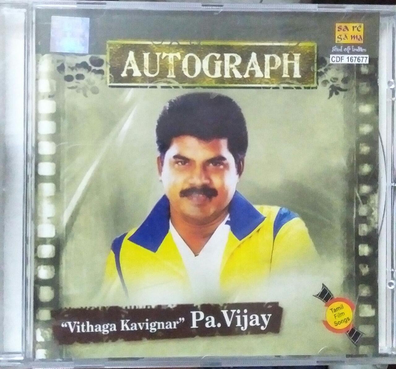 Vithaga Kavignar Pa Vijay Autograph Tamil Film Hits Audio CD - MOSSYMART