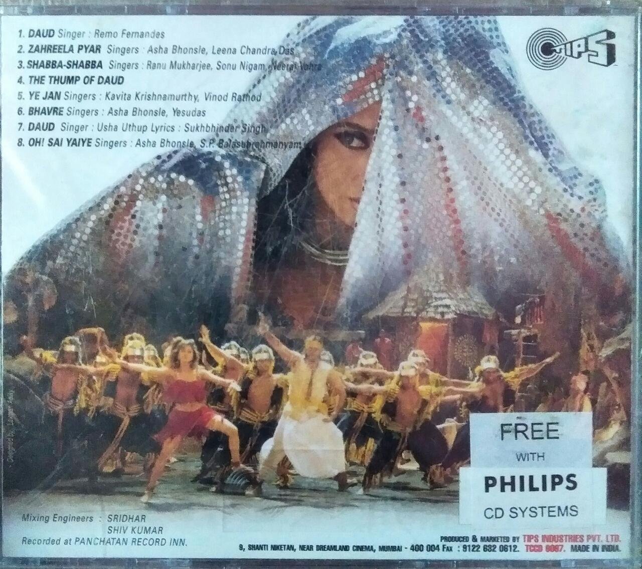 Daud - Hindi Audio CD by A.R. Rahman - MOSSYMART