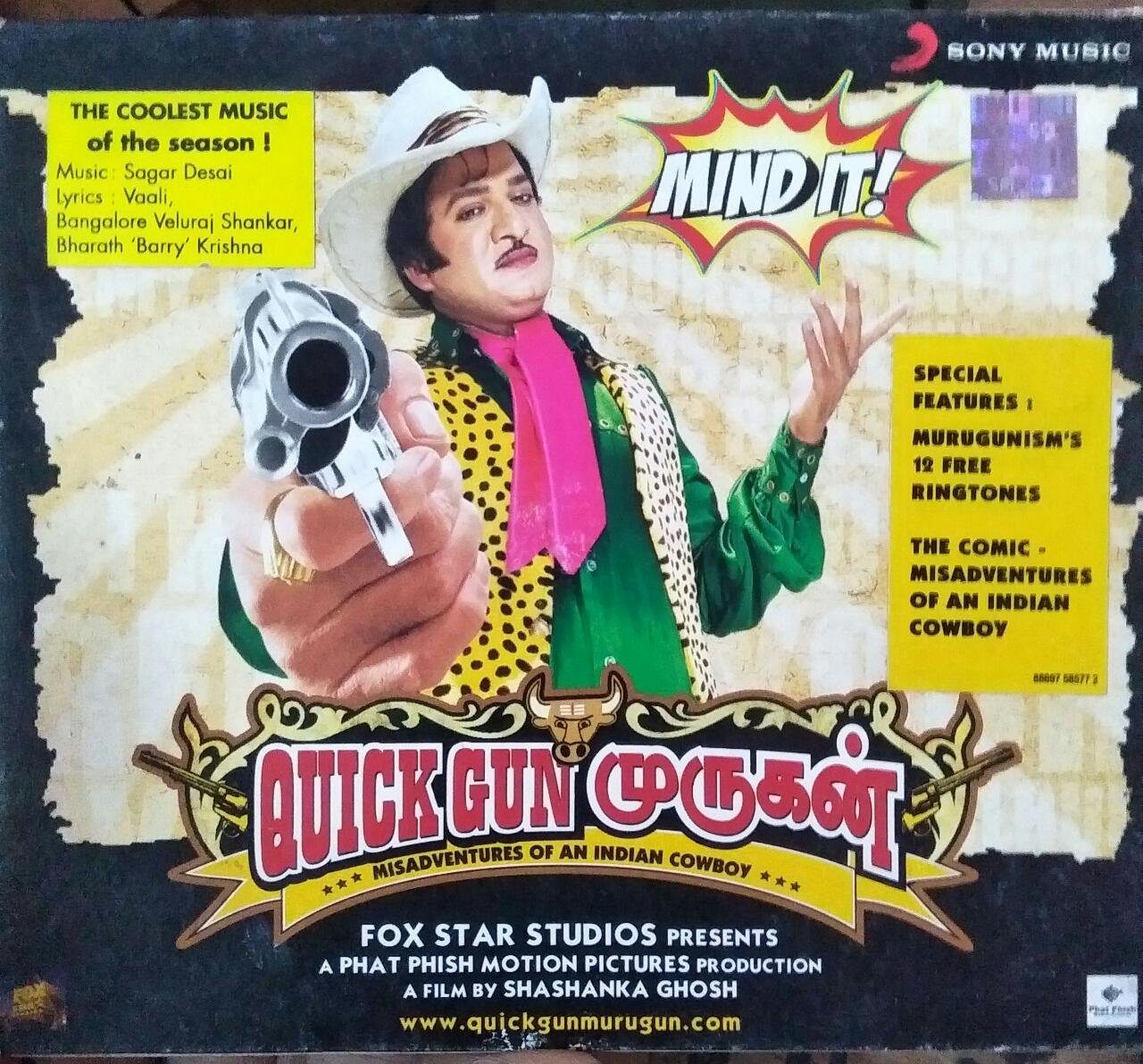 Quick Gun Murugan - Tamil Audio CD by Sagar Desai - MOSSYMART