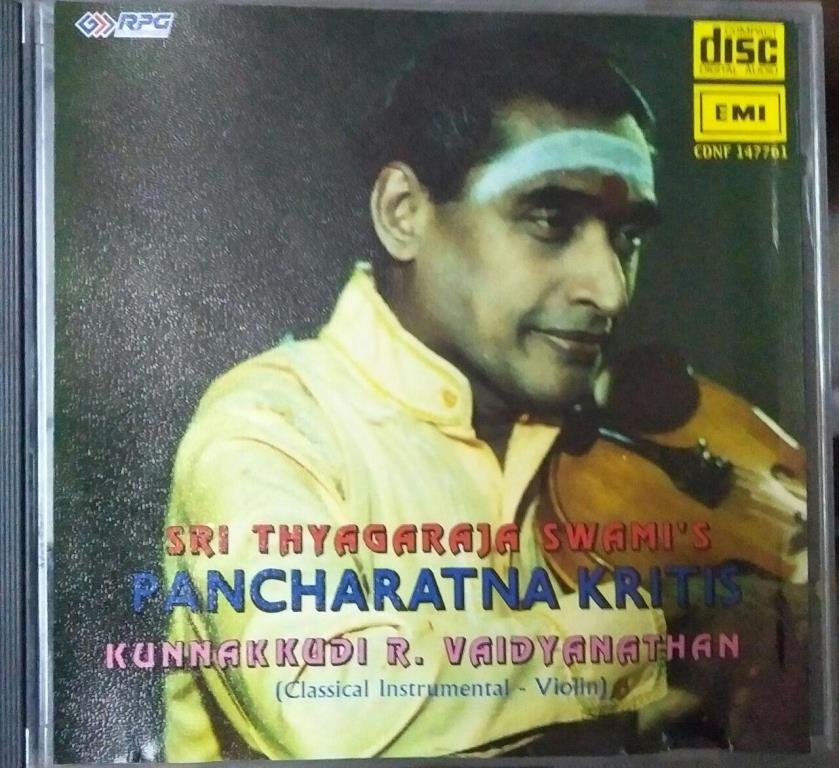 Sri Thyagaraja Swami Pancharatna Kritis Tamil Audio CD by Kunnakudi ...