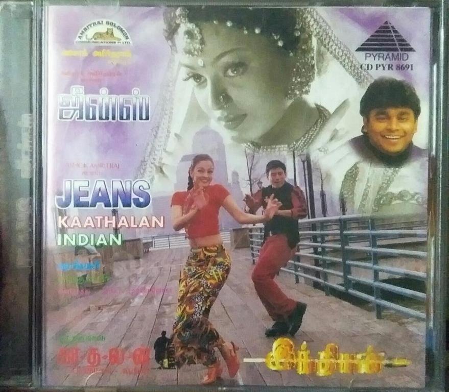 Jeans- Kaathalan- Indian Tamil FIlm Audio CD by A R Rahman - MOSSYMART