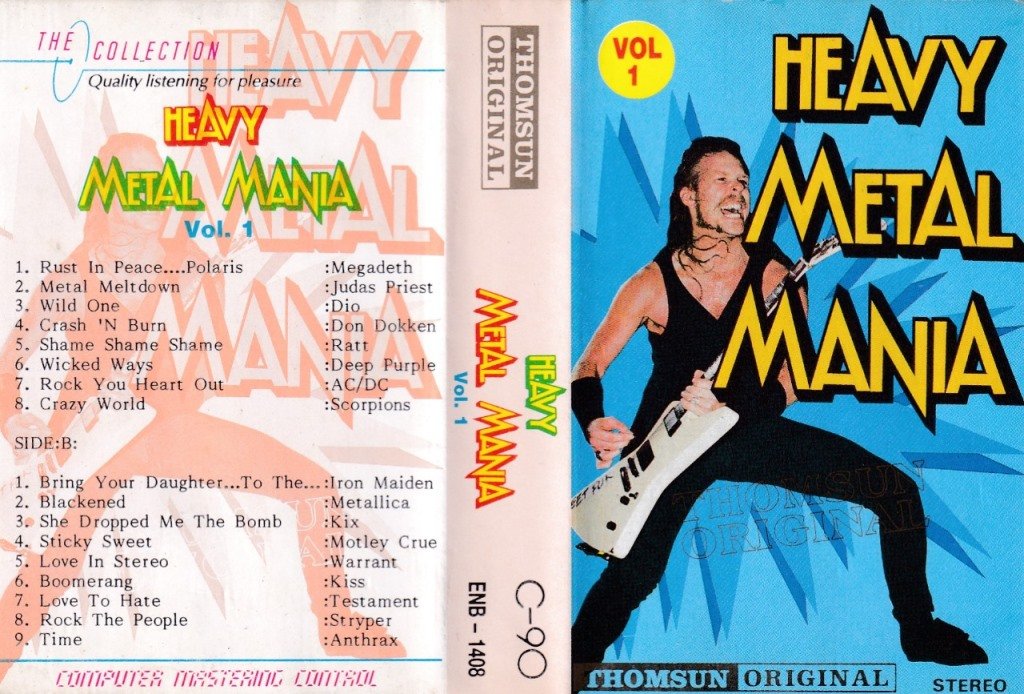 Heavy Metal Mania English Album ( western music) Audio Cassette - MOSSYMART