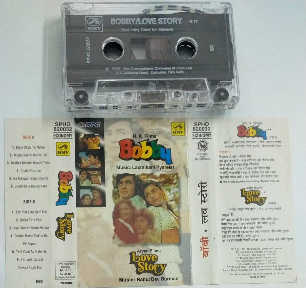 Bobby - Love Story Hindi Film Audio Cassette - MOSSYMART