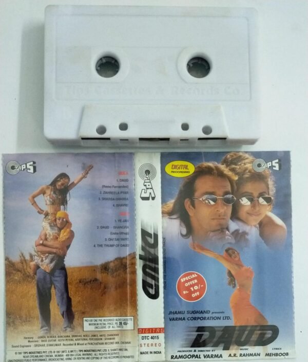 Daud Hindi Film Audio Cassette by AR Rahman - MOSSYMART