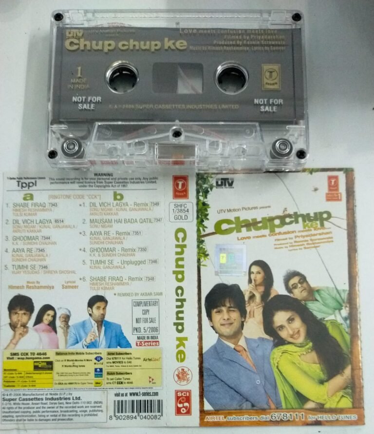 Chup Chup Ke Hindi Film Audio Cassette - MOSSYMART