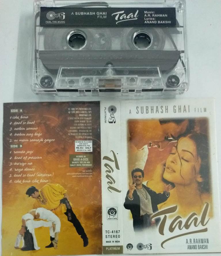 Taal Hindi Film Audio Cassette by AR Rahman - A.R. Rahman, Audio ...