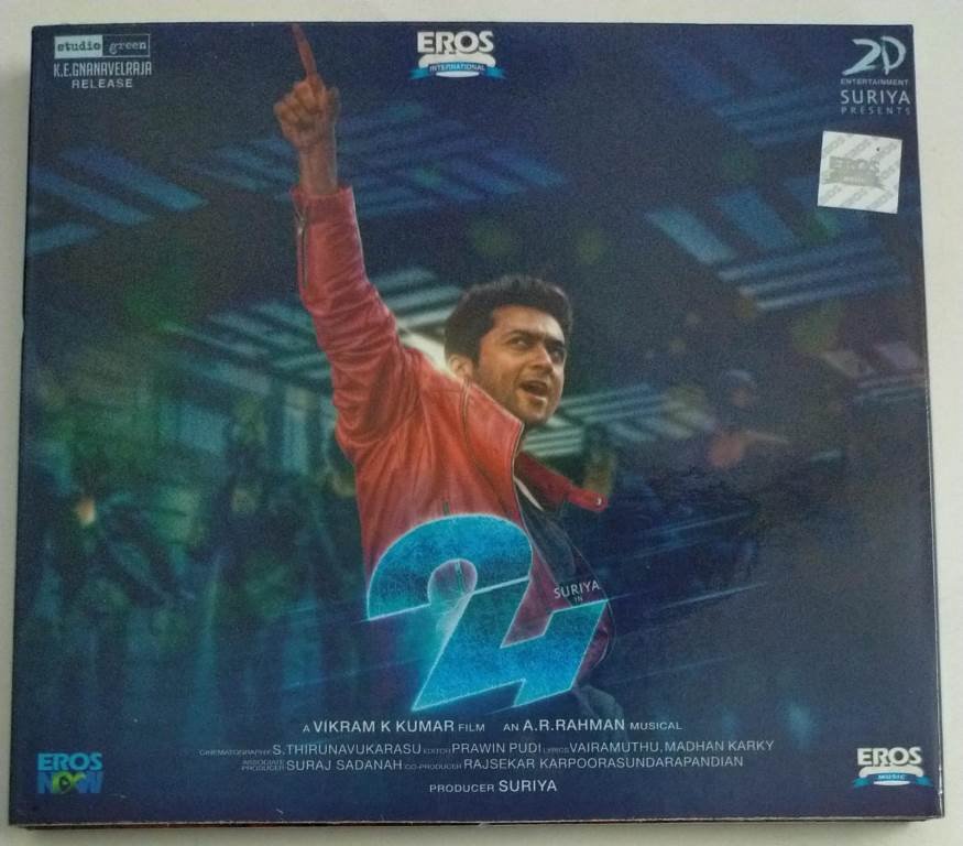 24 Tamil Film Audio CD by AR Rahman - MOSSYMART
