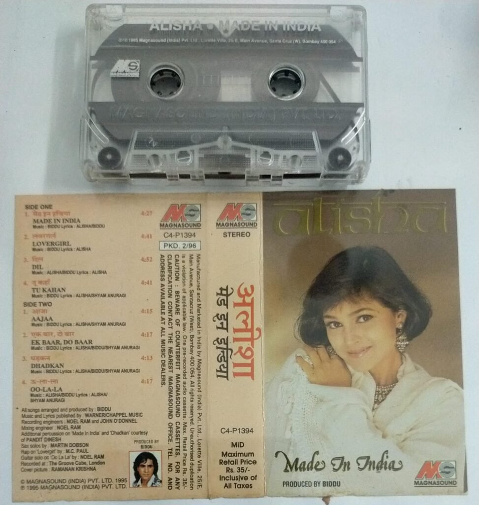 Alisha Hindi ALbum Audio Cassette - MOSSYMART
