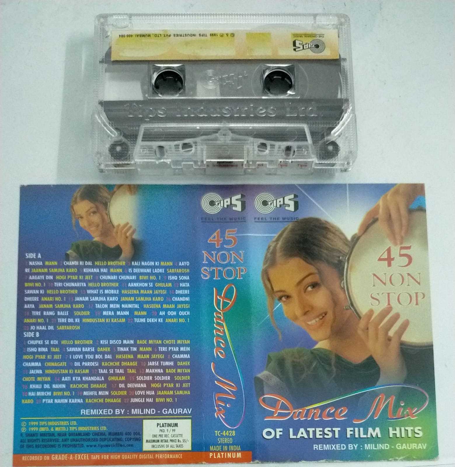 45 Non Stop Dance Hits of Latest Film Hits Hindi Audio Cassette - MOSSYMART