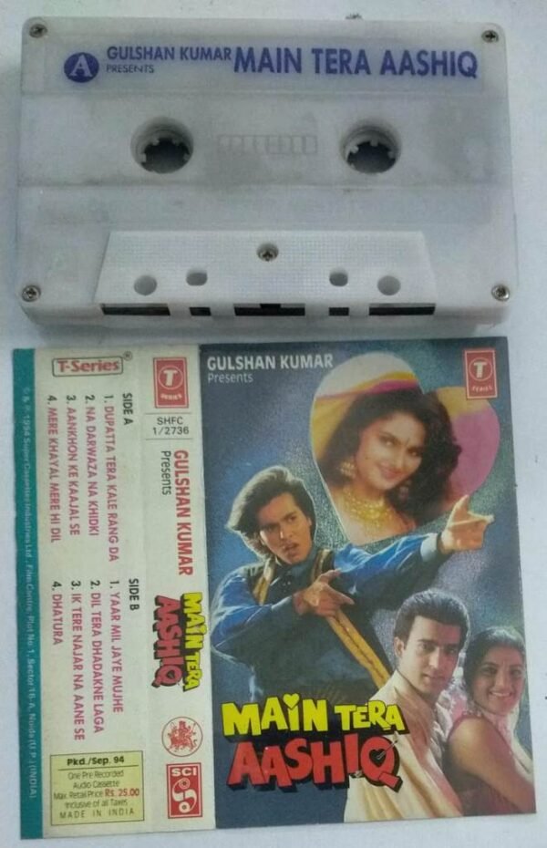 Mein Tera Aashiq Hindi Film Audio Cassette - MOSSYMART
