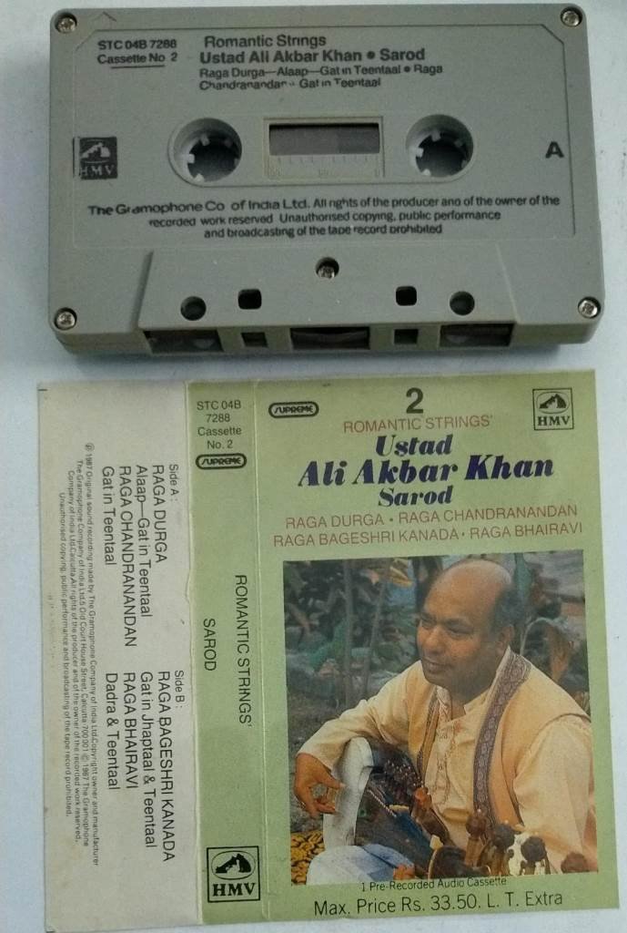 Ustad Ali Akbar Khan Sarod Instrumental Audio Cassette - MOSSYMART