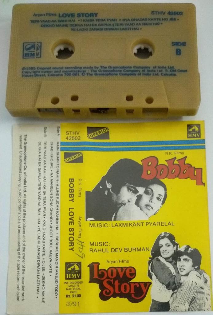 Bobby- Love story Hindi Film Audio Cassette - Audio Cassettes, Hindi ...