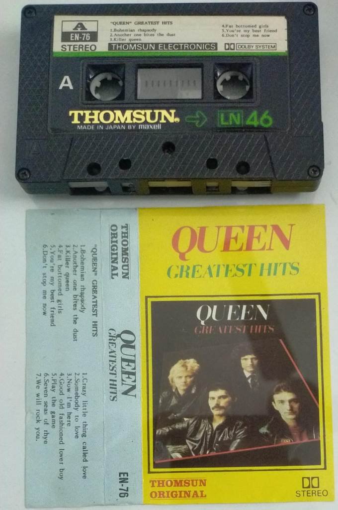 Queen Greatest Hits English Audio Cassette ( Thomsun make) - MOSSYMART