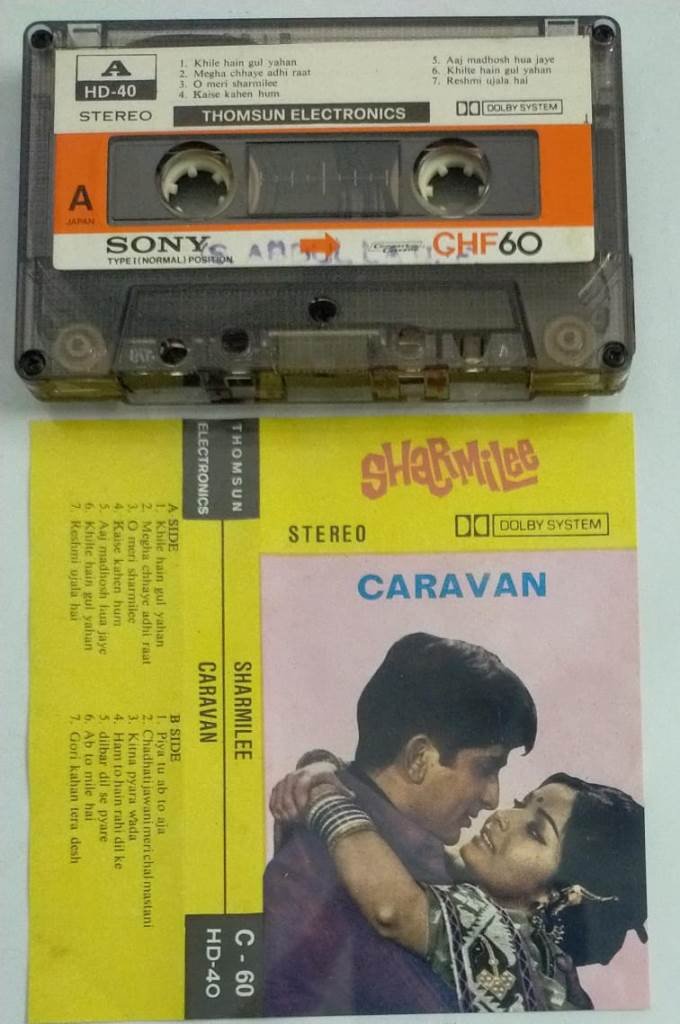 Sharmiliee- Caravan Hindi Film songs Audio Cassette ( Thomsun make ...