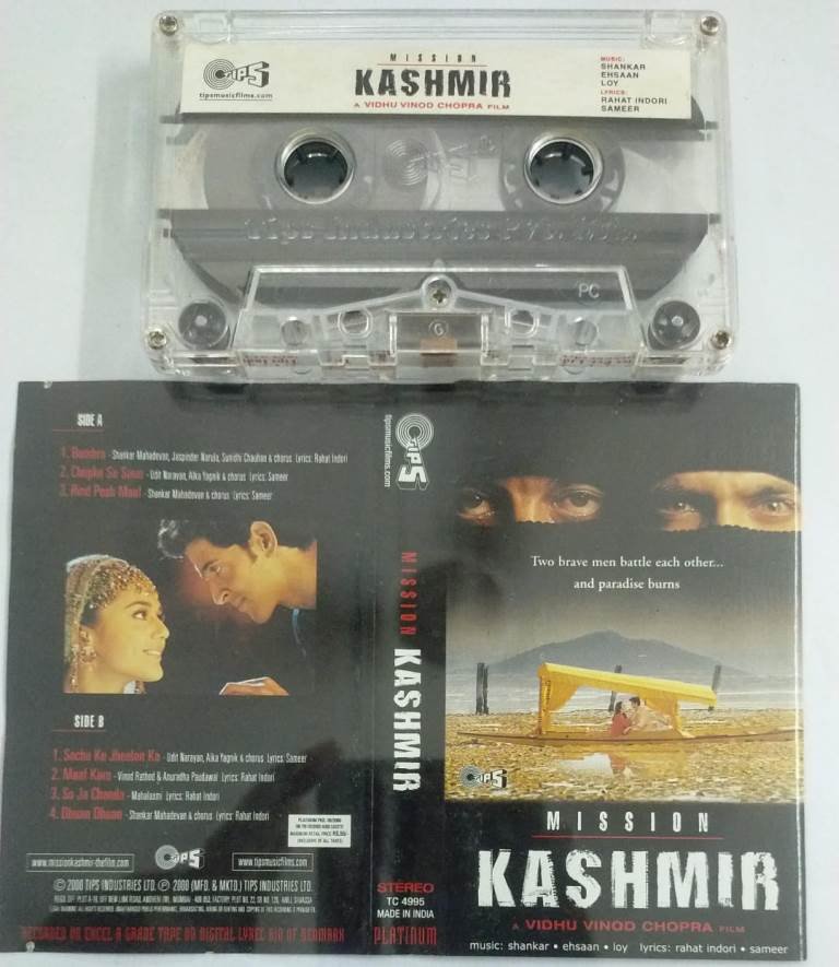Kashmir Hindi Film Audio Cassette - MOSSYMART