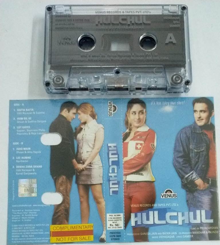 Hulchul Hindi Film songs Audio Cassette - MOSSYMART