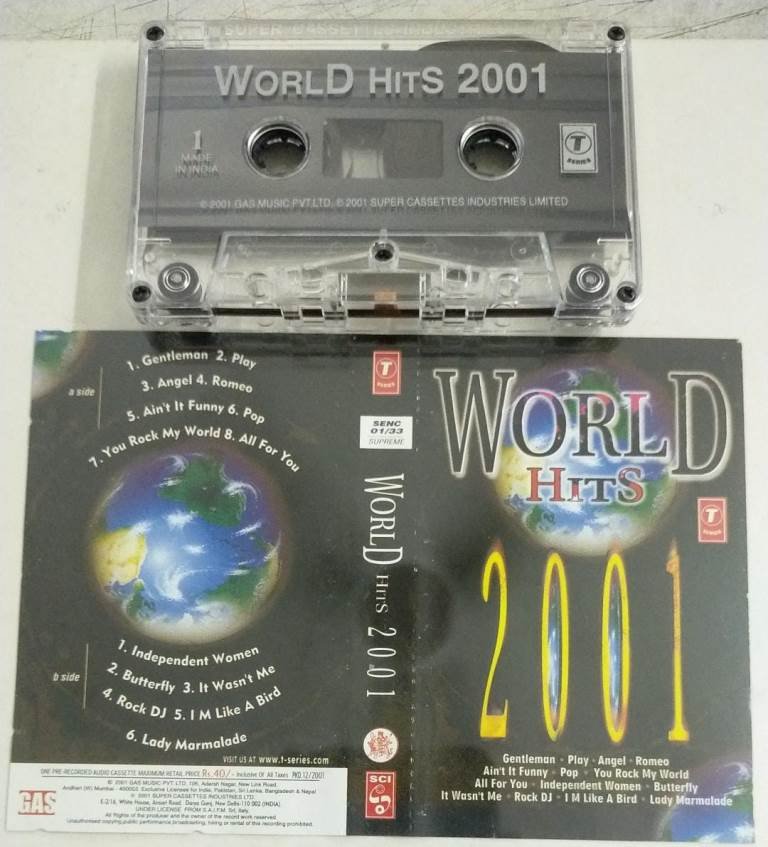 World Hits 2001 English Audio Cassette. - MOSSYMART