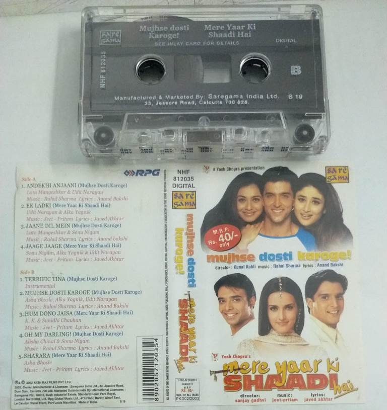 Musjhe Dosti Karoge- Mere Yaar Ki Shaadi Hai Hindi film songs Audio ...