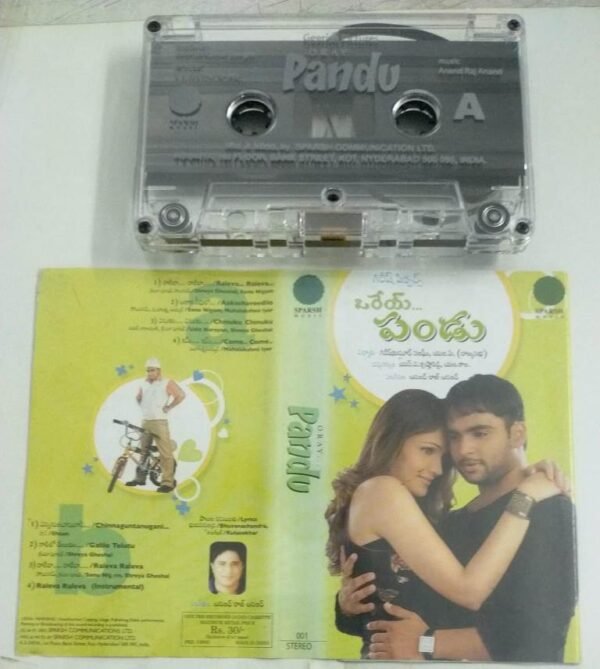 Pandu Telugu Film songs Audio Cassette - MOSSYMART