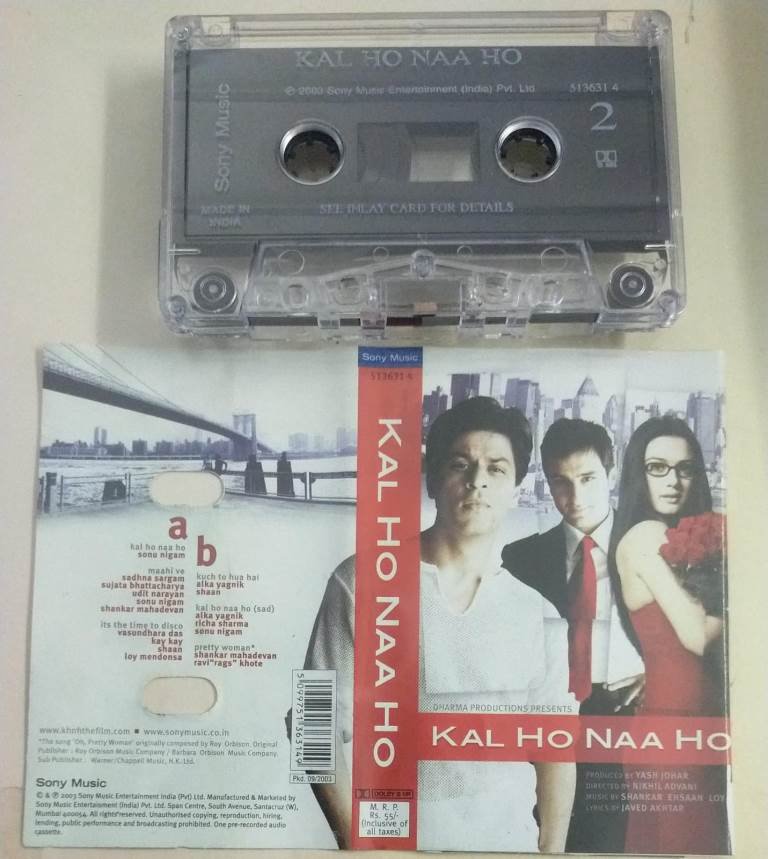 Kal Ho naa Ho Hindi Film songs Audio Cassette - MOSSYMART