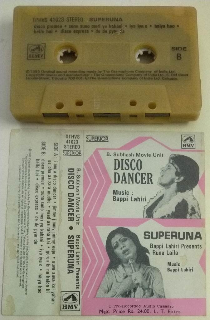 Disco Dancer- Superuna Hindi Film songs Audio Cassette - MOSSYMART