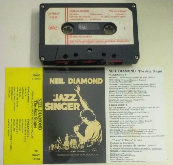 Neil Diamond The Jazz Singer English Audio Cassette - MOSSYMART
