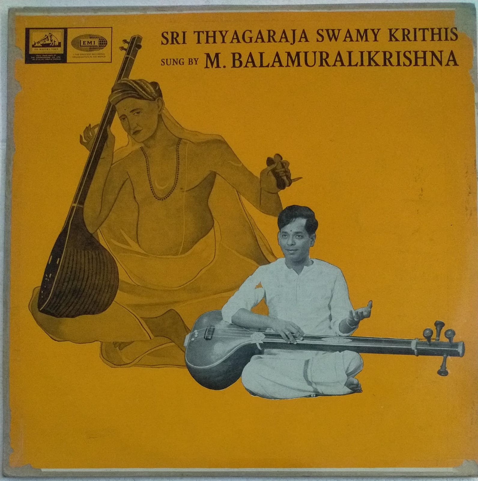 Sri Thyagaraja Swamy Krithis Sung by M Balamurali Krishna LP Vinyl ...