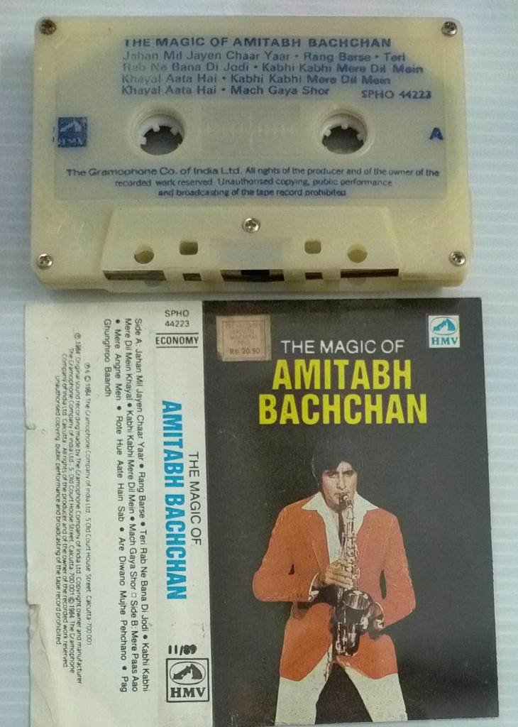 The Magic of Amitabh Bachchan Hindi Film songs Audio Cassette - MOSSYMART