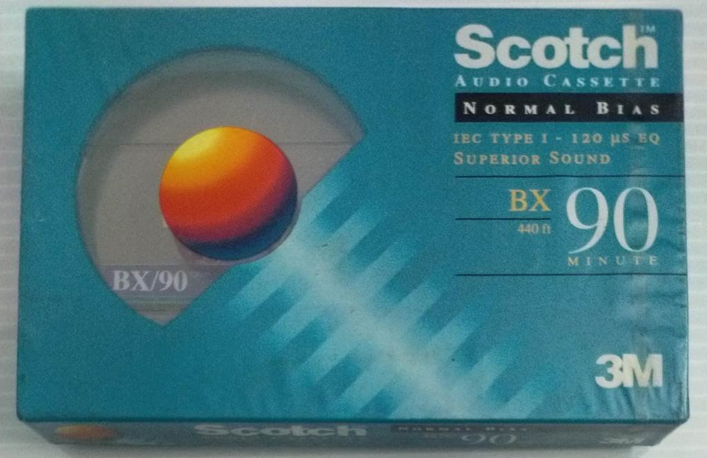 Scotch Audio Cassette BX 90 Blank Audio cassette (sealed Pack) - MOSSYMART